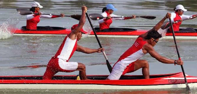 Tim Dayung Maluku Raih Dua Emas Rowing